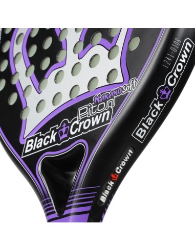 Black Crown Python Nakano Soft Padel rackets Black Crown